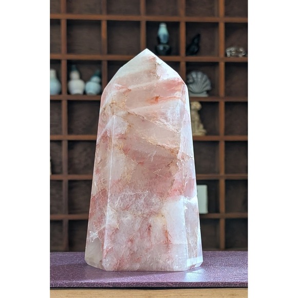 Accents | 111 Large Pink Rock Tower | Poshmark